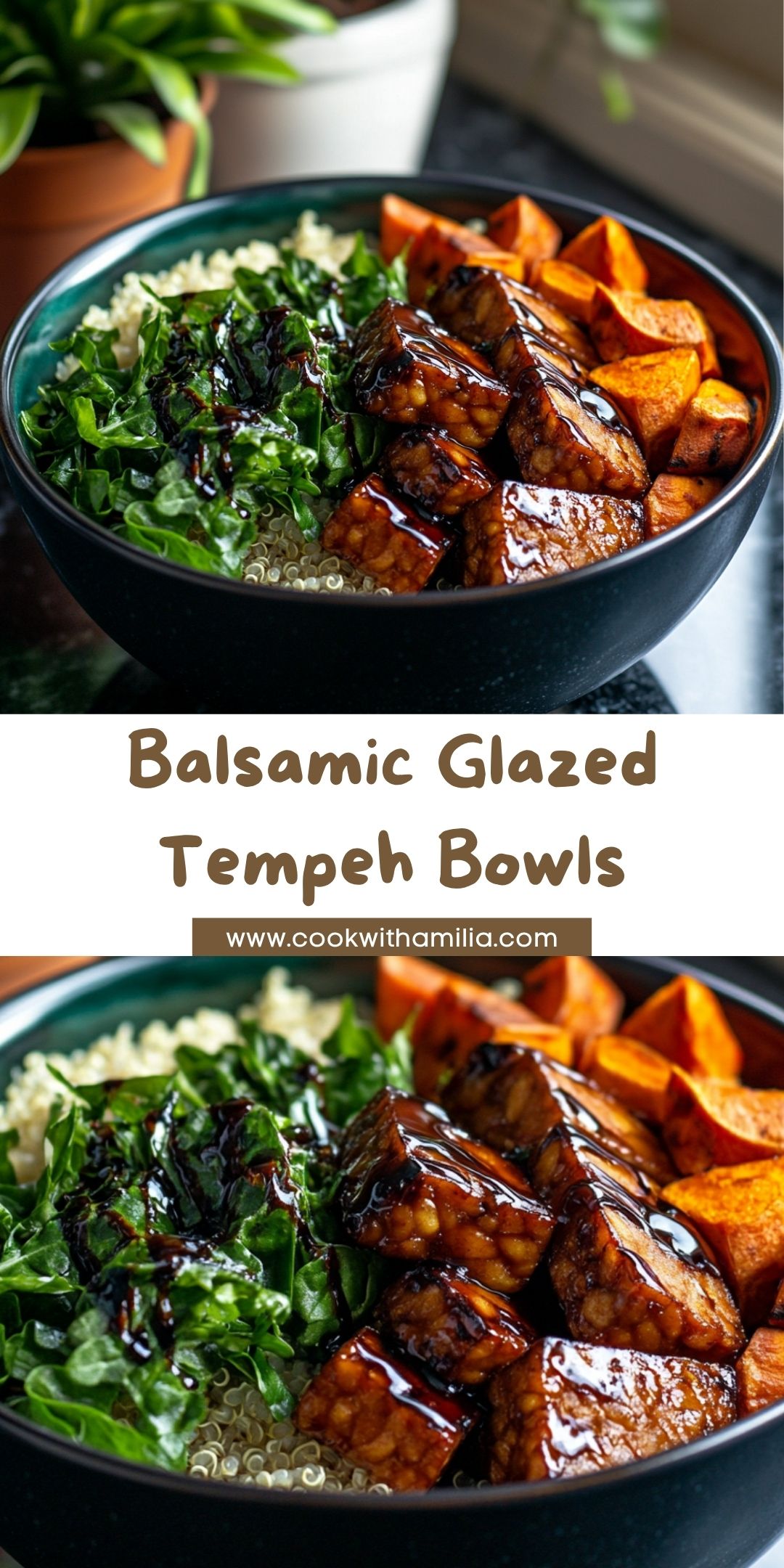 Balsamic Glazed Tempeh Bowls