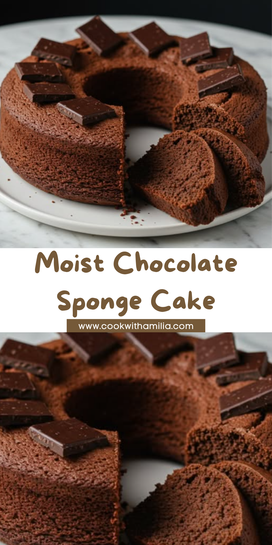 Moist Chocolate Sponge Cake