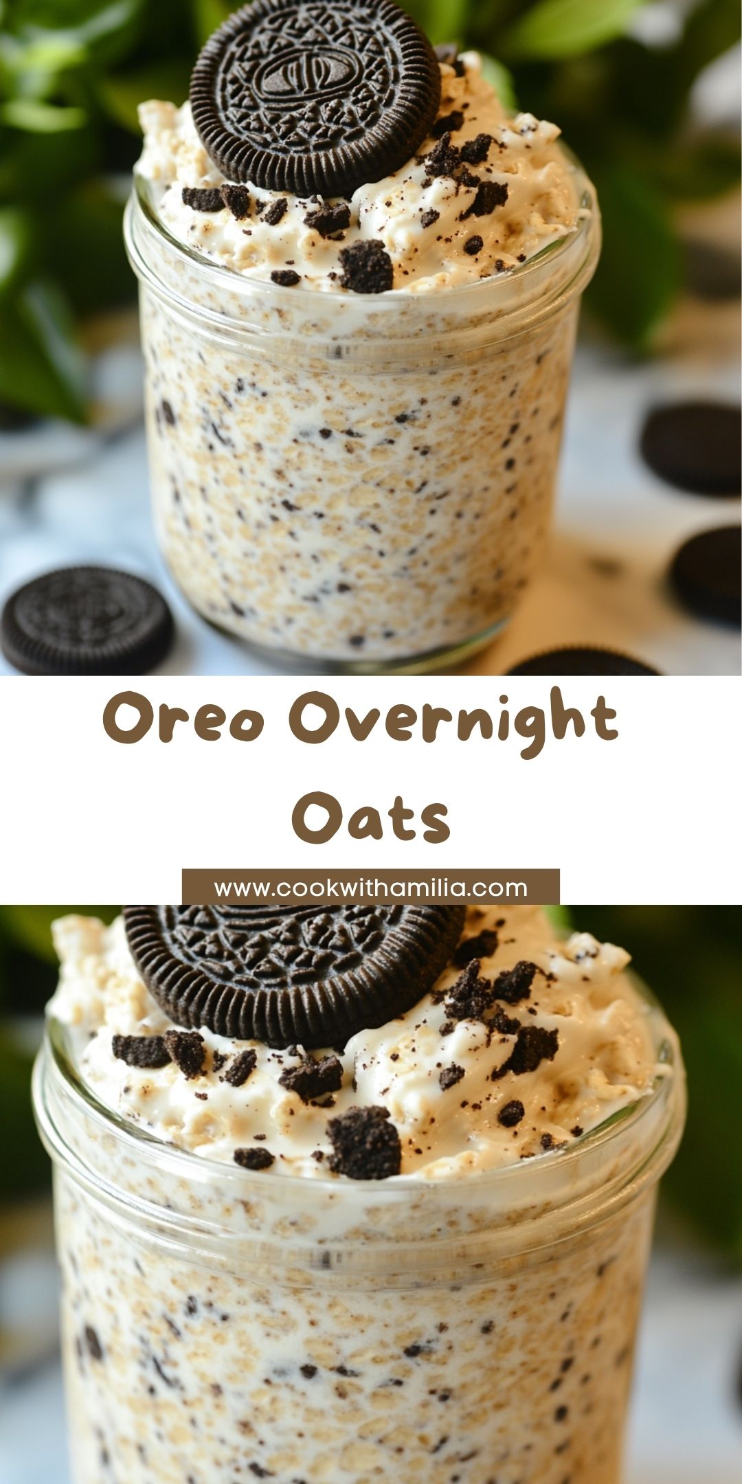 Oreo Overnight Oats