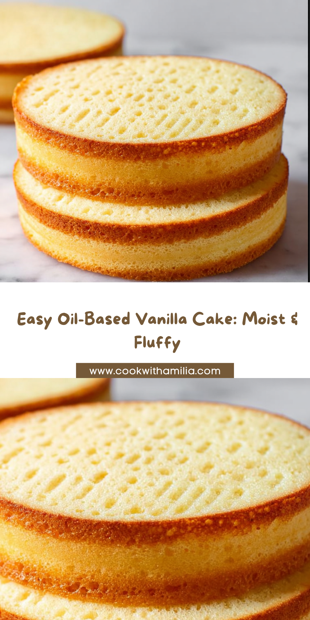 Oil-Based Vanilla Cake Recipe: Fluffy & Moist Delight