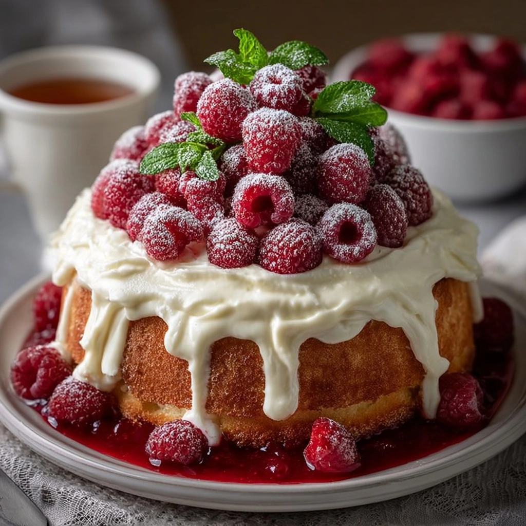 Raspberry Charlotte Dream Cake – Elegant & Dreamy Raspberry Mousse